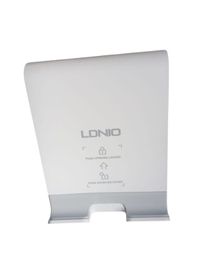 Universal Adjustable & Foldable Desktop Phone Stand-White- LDNIO MG07 ...