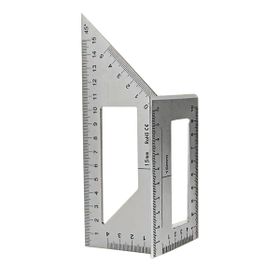 45 90 Degree Gauge Angle Ruler Metal Woodworking Tool Measuring T ...