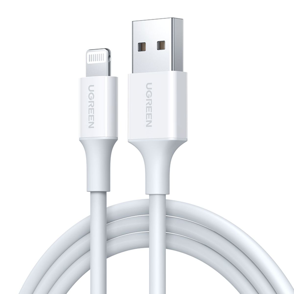 UGREEN USB to MFI Lightning Data Cable 2m - White | Shop Today. Get it ...