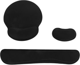 3 in 1 Ergonomic Mouse Pad with Non-slip Base Wrist Rest Mouse Pad Set ...
