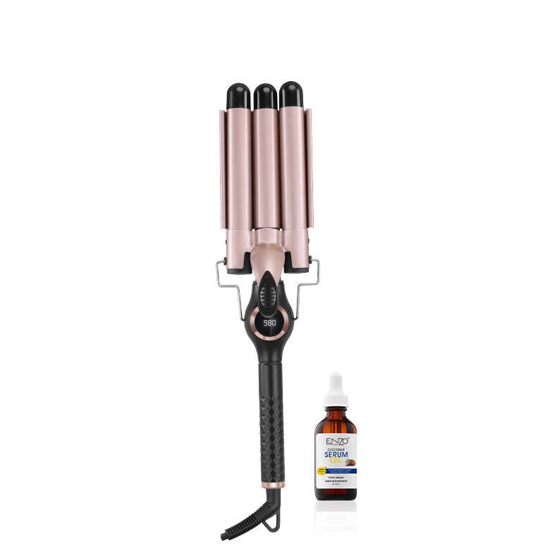 ENZO 3 barrel Wave Curler with Coconut Serum | Shop Today. Get it ...