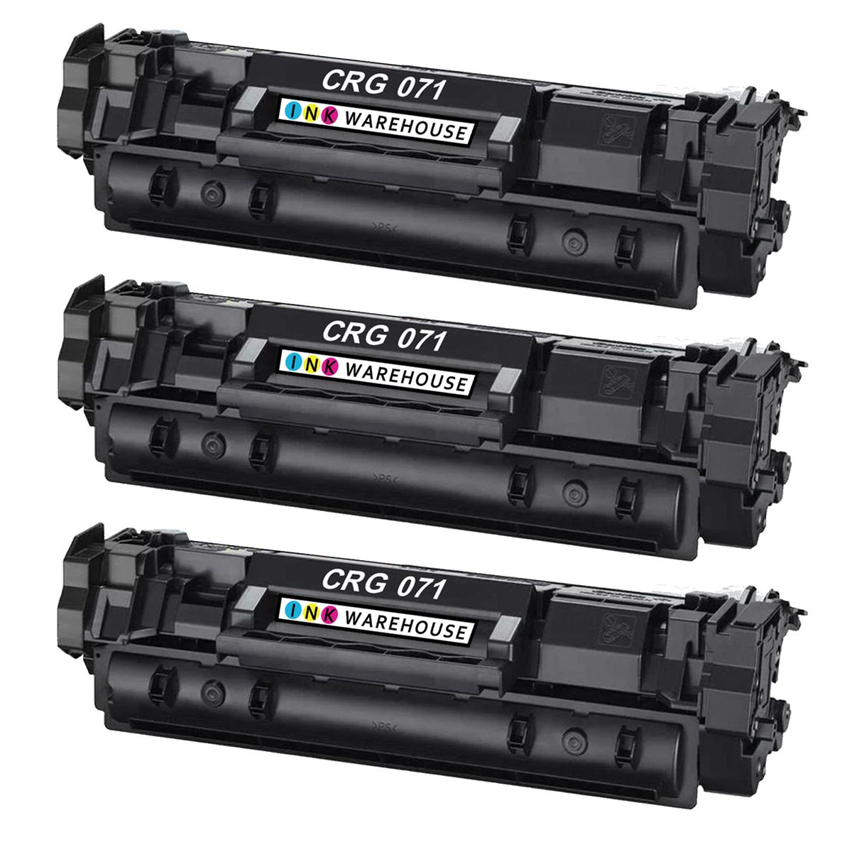 CANON 071A / CRG071A / 071 Compatible Black Toner Cartridge (PACK X 3 ...