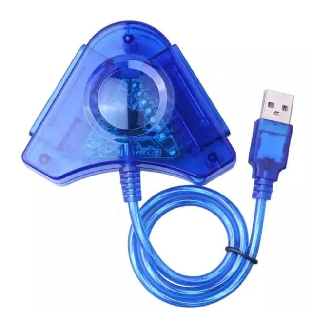 Joystick USB Dual Player Converter Adapter Cable For PS2 Game ...