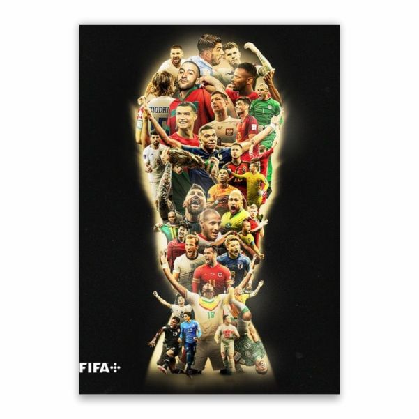 World Cup Trophy Collage Poster - A1 | Shop Today. Get it Tomorrow ...