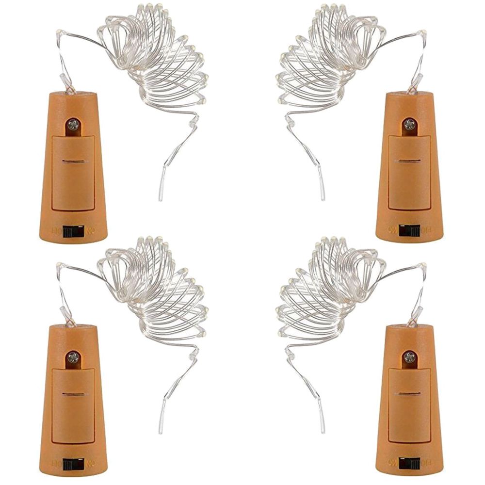 Home Decor DIY Lamp Bottle Cork Light - Set of 4 - 2 Metres | Shop ...