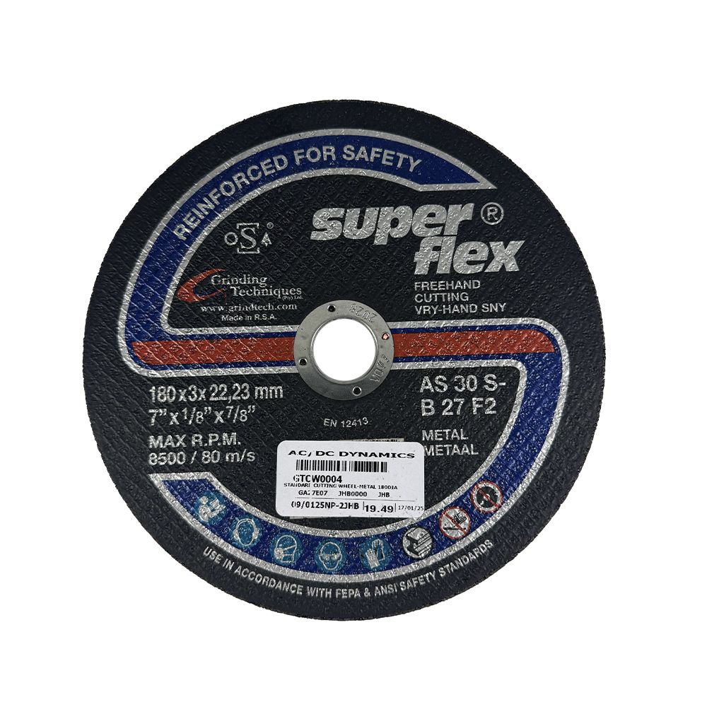 Super Flex - Standard Metal Cutting Wheel (180mm) | Shop Today. Get it ...