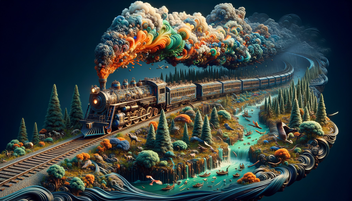 Canvas Wall Art Decor - Magical Train Artwork | Shop Today. Get it ...