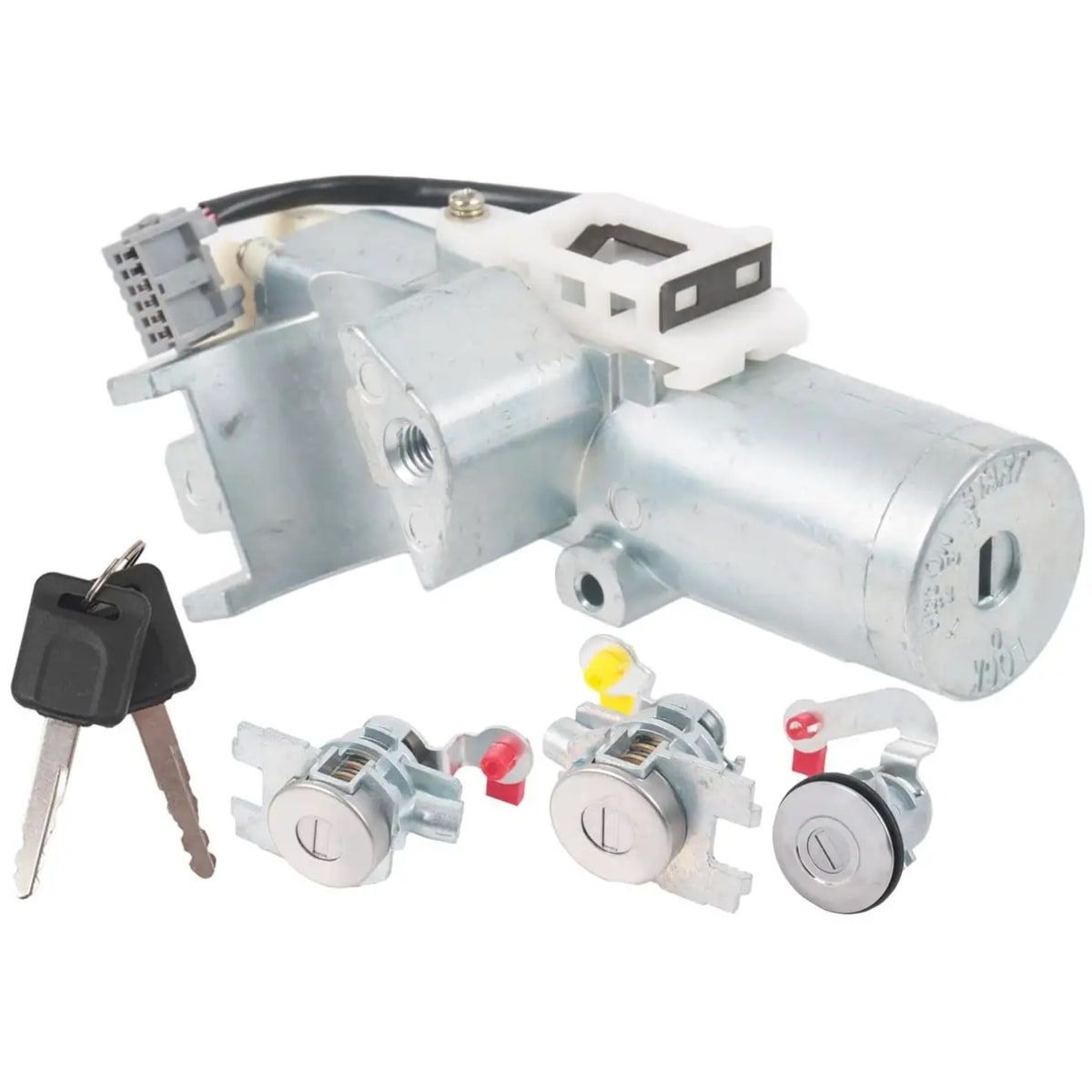 Ignition Switch/Door Lock Set with Keys Compatible with Nissan Livina ...