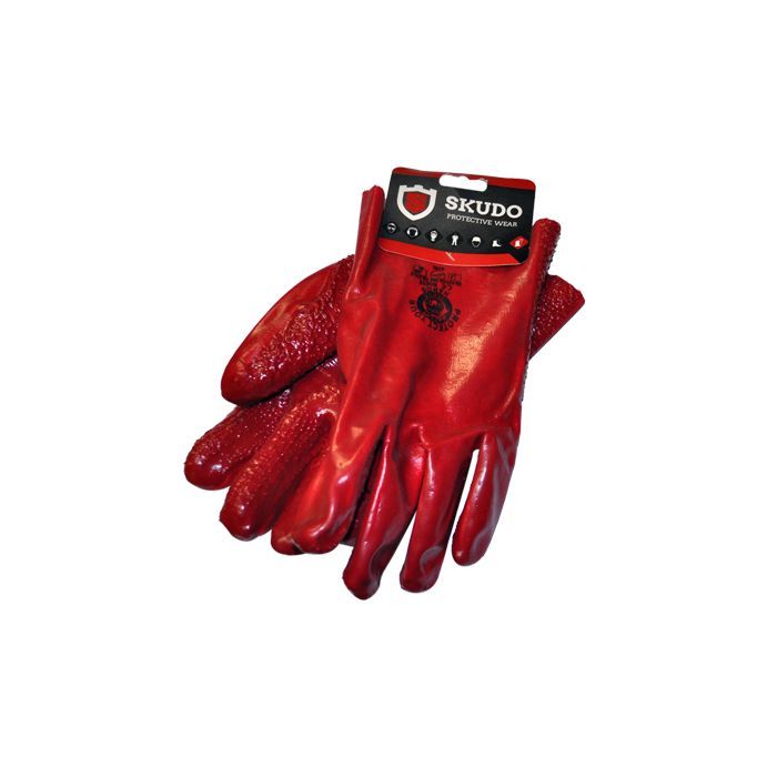 Skudo - Gloves Heavy Duty Rough Palm Open Cuff - 2 Pack | Shop Today ...