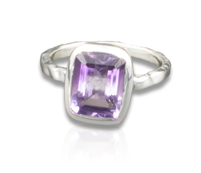 Classic Rectangular Amethyst Ring | Shop Today. Get it Tomorrow ...