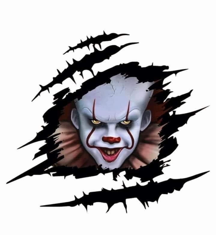 Pennywise Peeking Car Window Decal/sticker | Shop Today. Get it ...