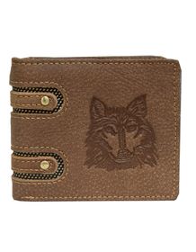 Fino DWS-83072S Genuine Leather Embossed Card Wallet with SD Card ...