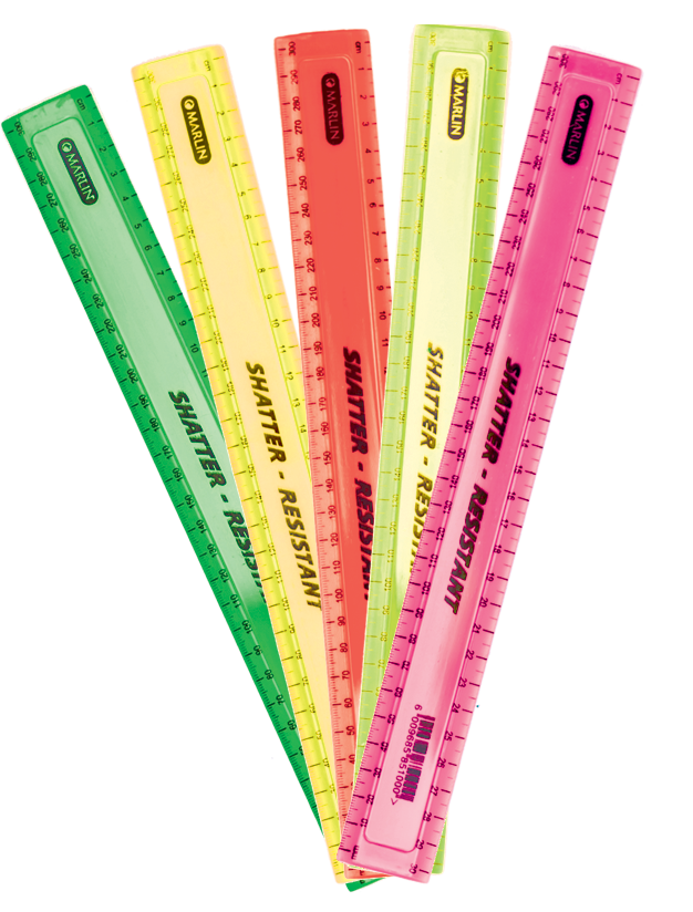 Marlin -10's Assorted Neon Colours 30cm Rulers 19g | Shop Today. Get it ...