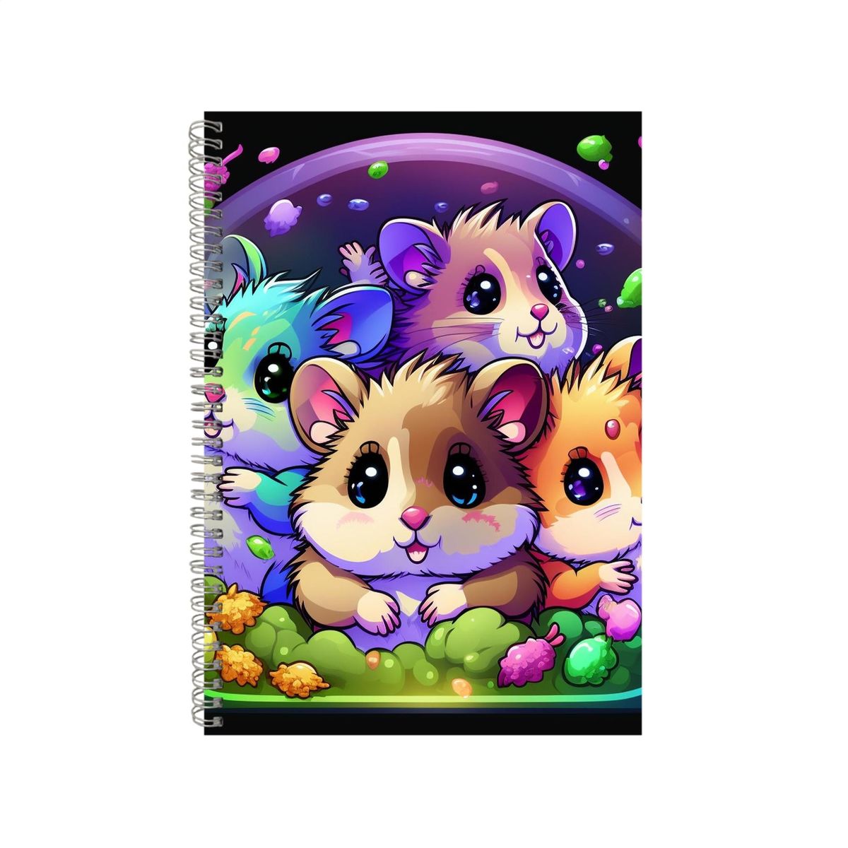 Chibi Cartoon Dinosaurs Children A4 Notebook Gift Idea Notepad 81 ...