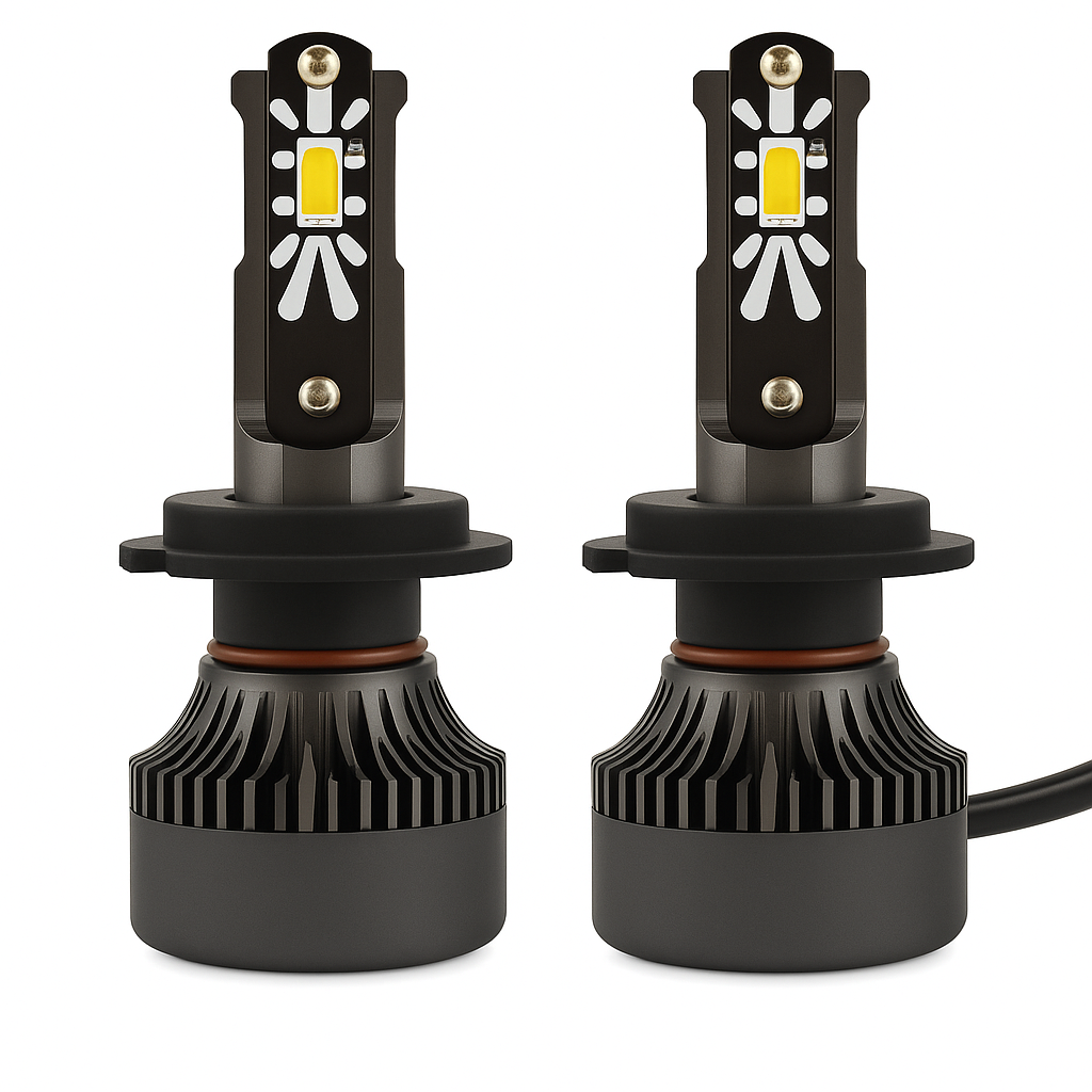K1 H4 LED super bright Headlights - Pair of 2 H4 Car Bulbs | Shop Today ...