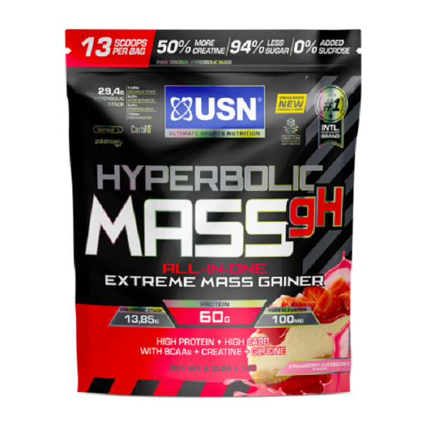 USN Hyperbolic Mass gH Strawberry Cheesecake 1 kg | Shop Today. Get it ...