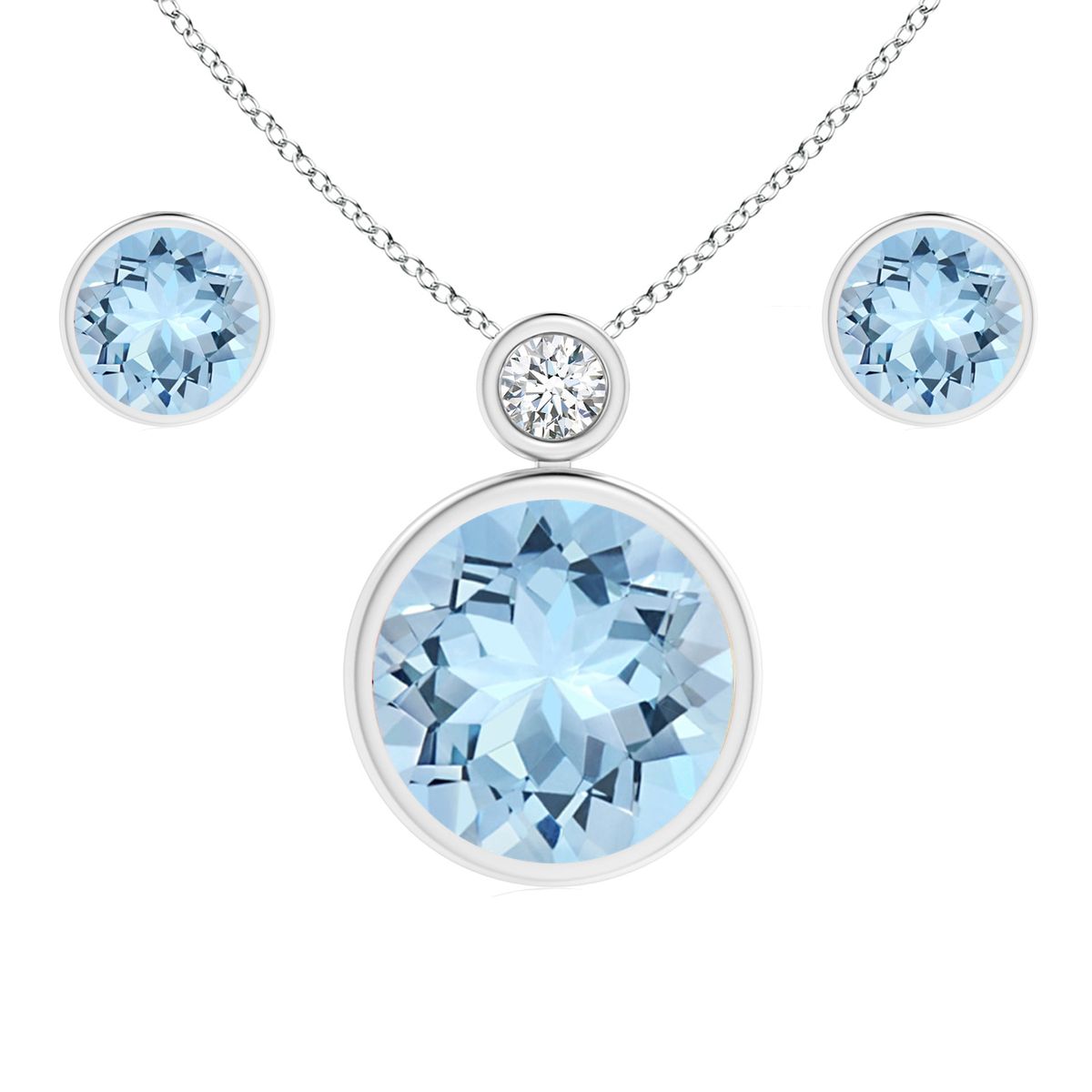 Civetta Spark Sophie Jewellery Set- Swarovski Aquamarine Crystal | Shop ...