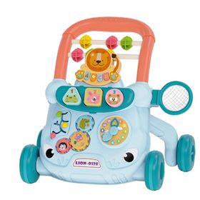 Baby Push Walker with Educational Play Learning Panel Sit-to-Stand ...