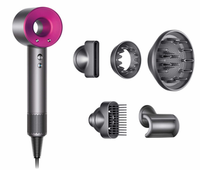 Enzo Professional Supersonic Hair Dryer with 5 Styling Attachments ...