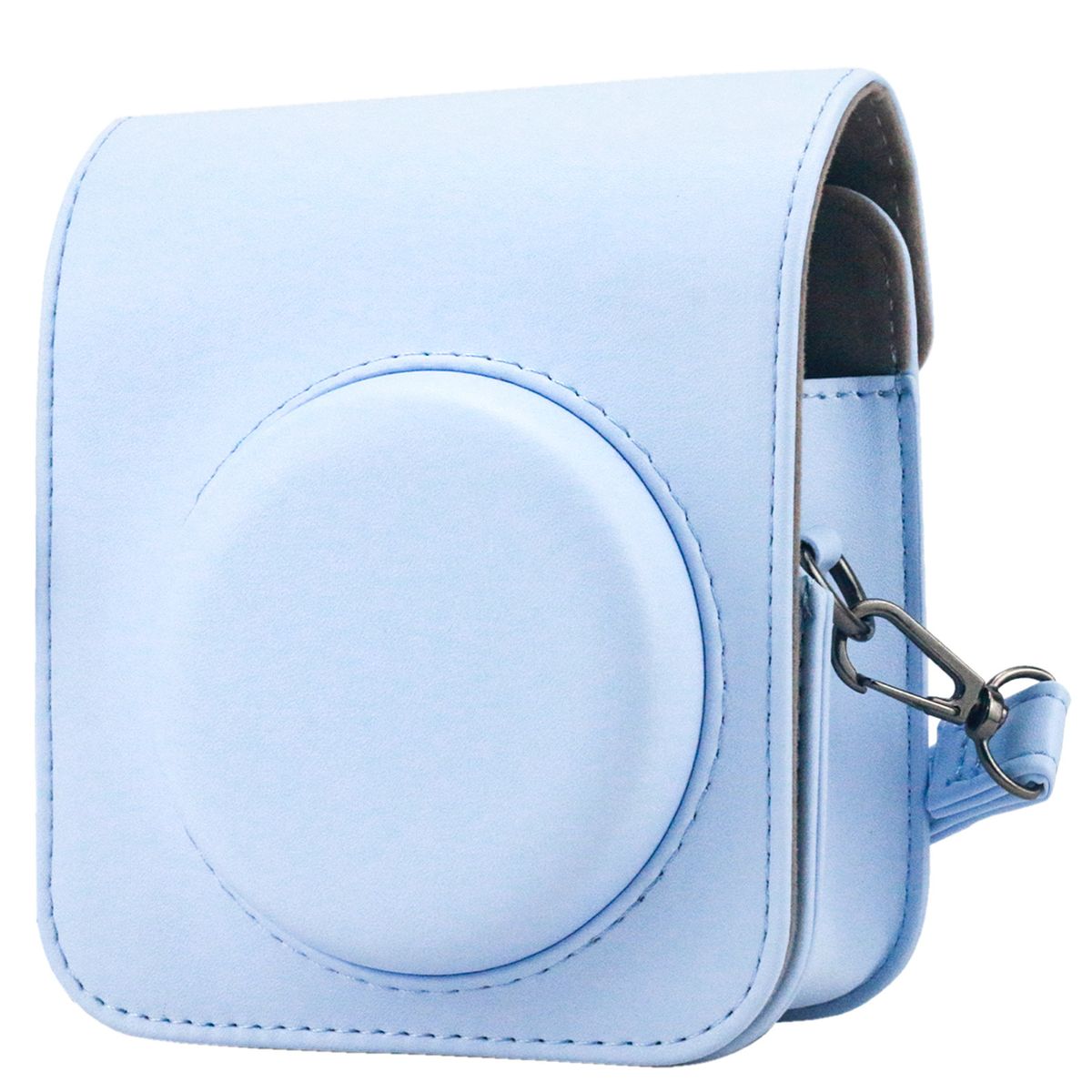 Retro PU Leather Case & Strap for FUJIFILM Instax Mini 12 (Blue) | Shop ...