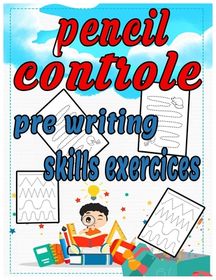 my Pencil Control book Pre-Writing Skills Exercises: Practice Pattern ...