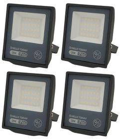 Hello Today Day Nite Sensor LED Flood Light 20W - 4 Pack | Shop Today ...