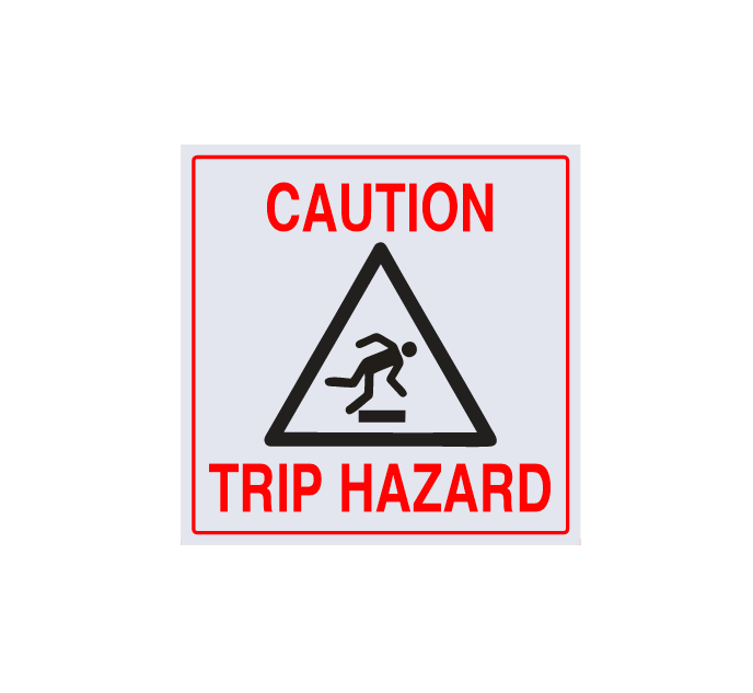 Caution Trip Hazard Safety Sign - ABS Sign Board | Shop Today. Get it ...