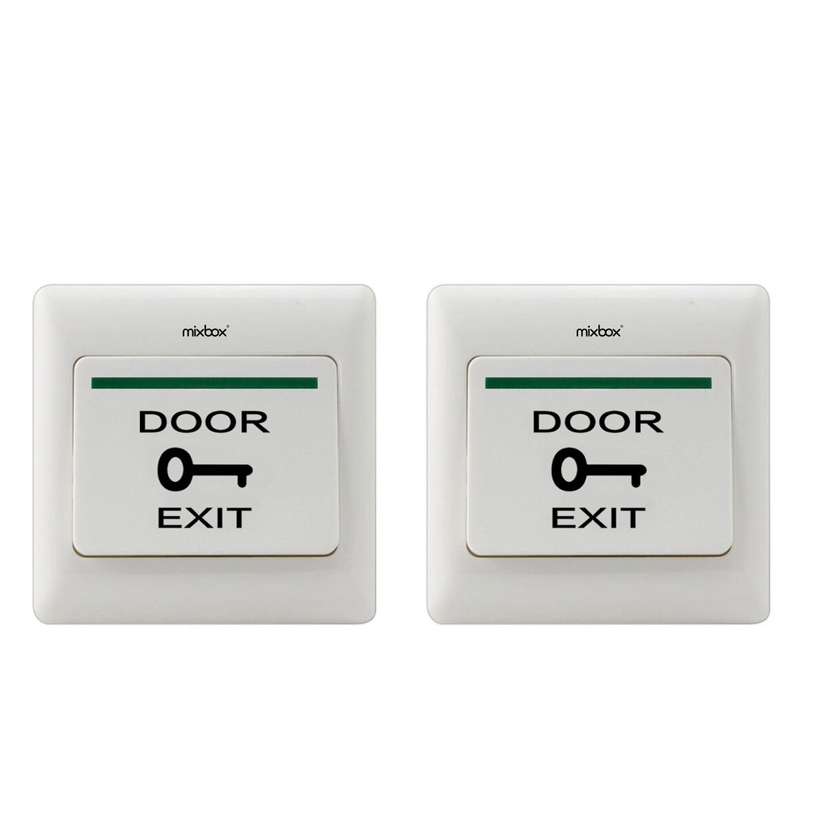 Mix Box 2Pack Exit Button Release Door Access Control Switch Panel ...