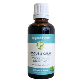 Feelgood Health Focus & Calm (New Formulation) Mind & Memory Drops ...