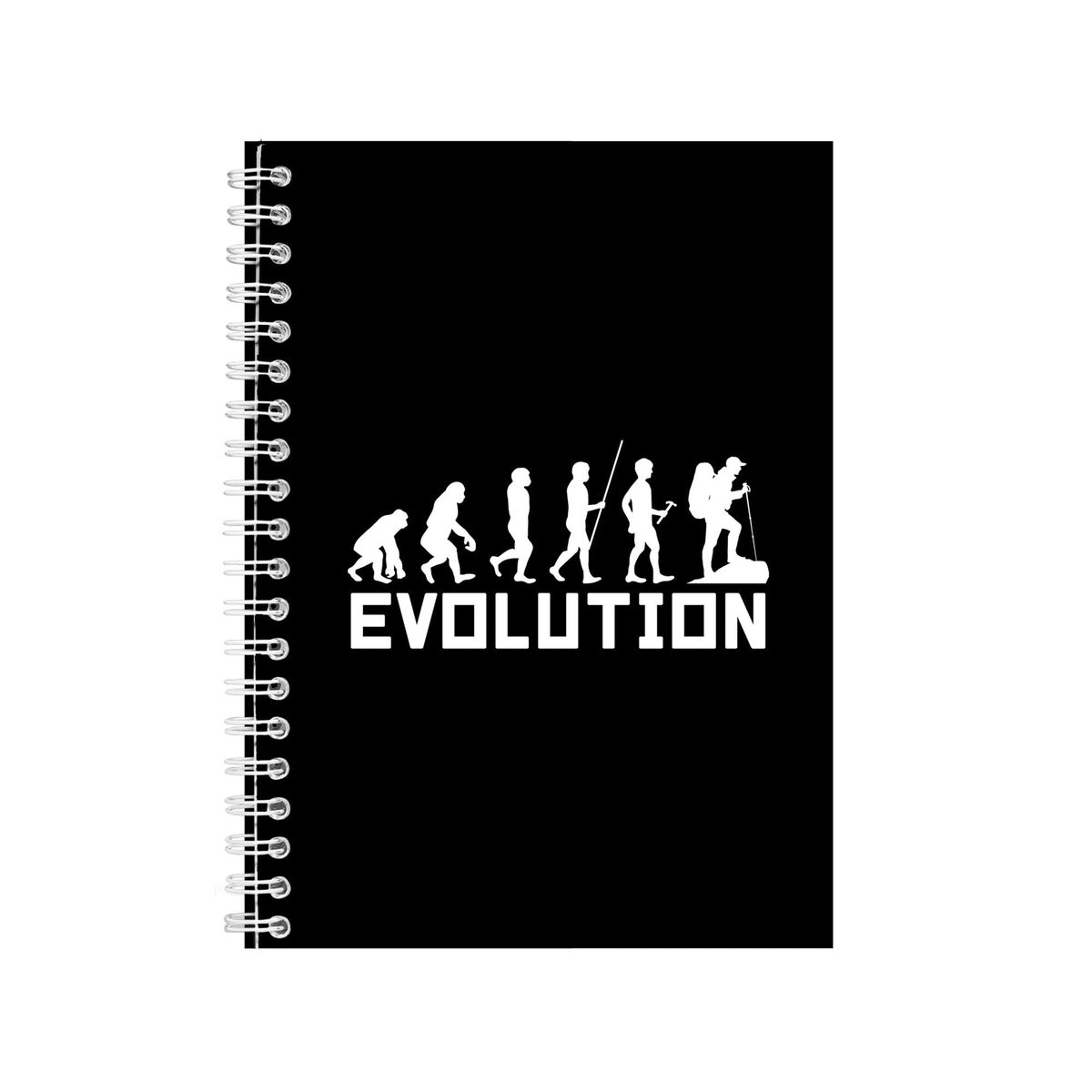Hiker Evolution Notebook Adventure Gift Idea A5 Notepad 124 | Shop ...