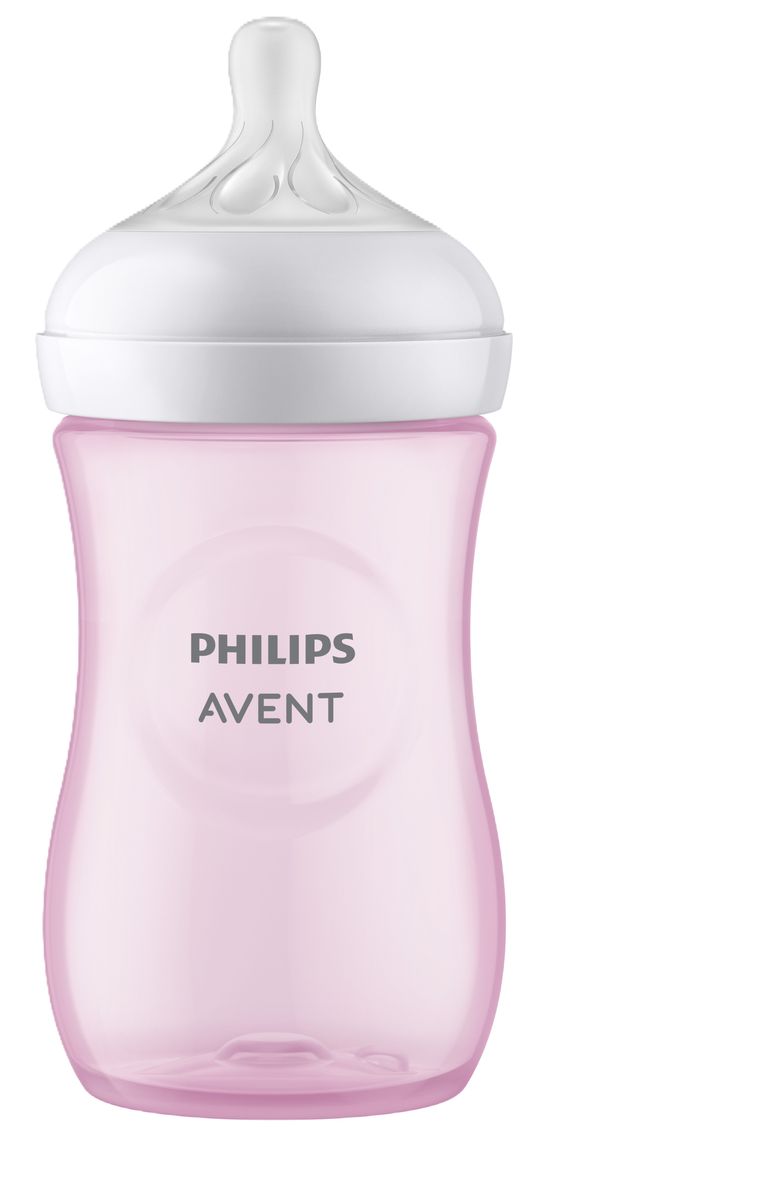 Philips Avent Natural Response Baby Bottle in Pastel pink | Shop Today ...