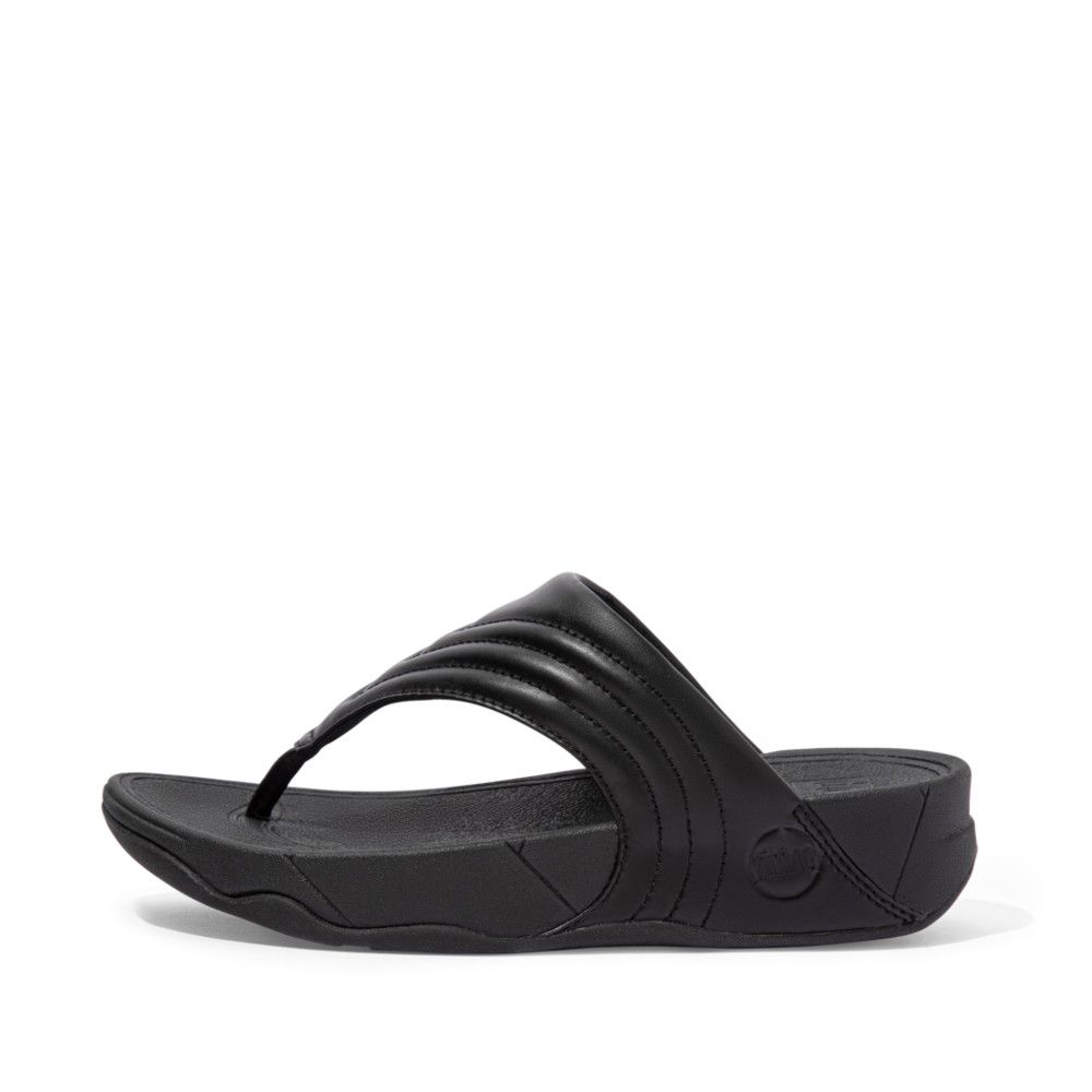 FitFlop Walkstar Leather All Black | Shop Today. Get it Tomorrow ...