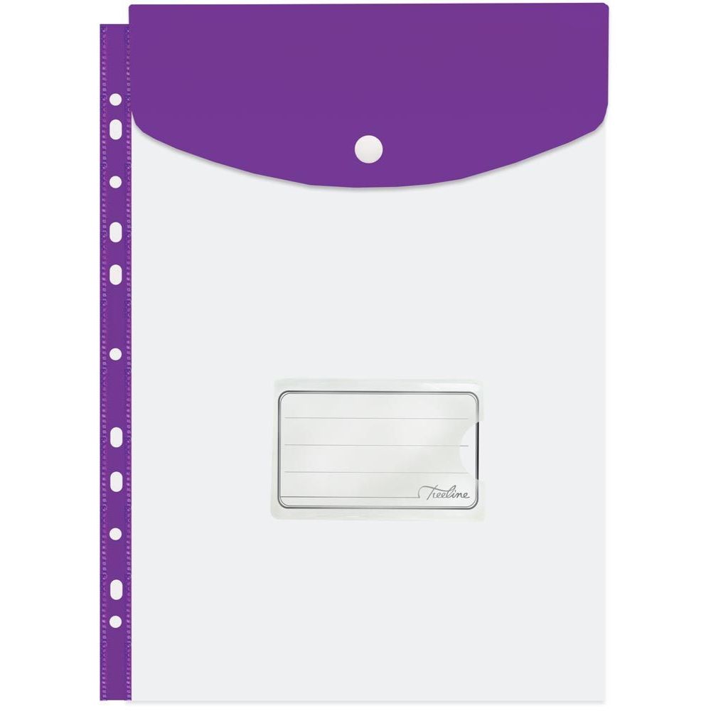Treeline - Filing Carry Folder A4 Electric Purple- Pack of 5 | Shop ...