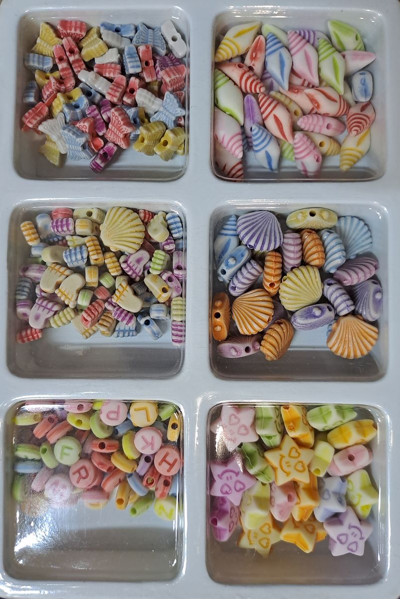 271Pcs Colorful Tube Beads Letter Clay Beads Jewellery Making | Shop ...