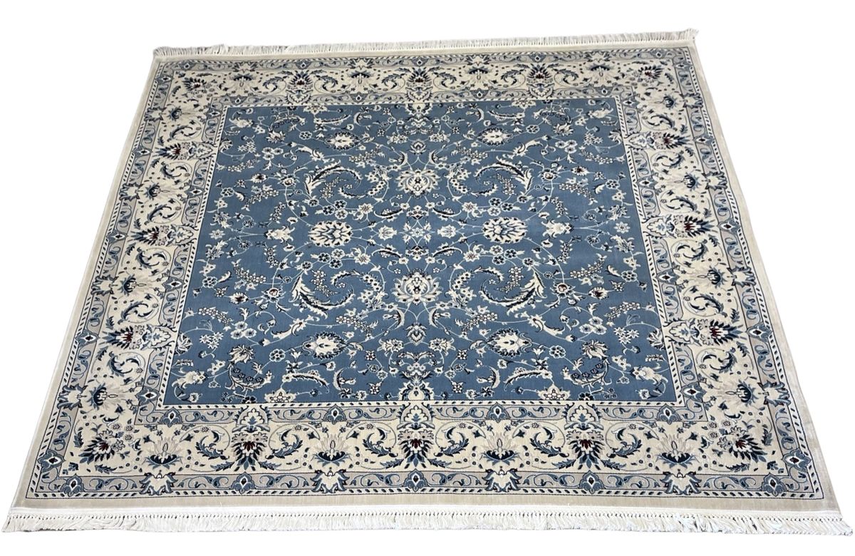 Beautiful Floral Nain Square Area Rug / Carpet - 250 x 200 cm | Shop ...