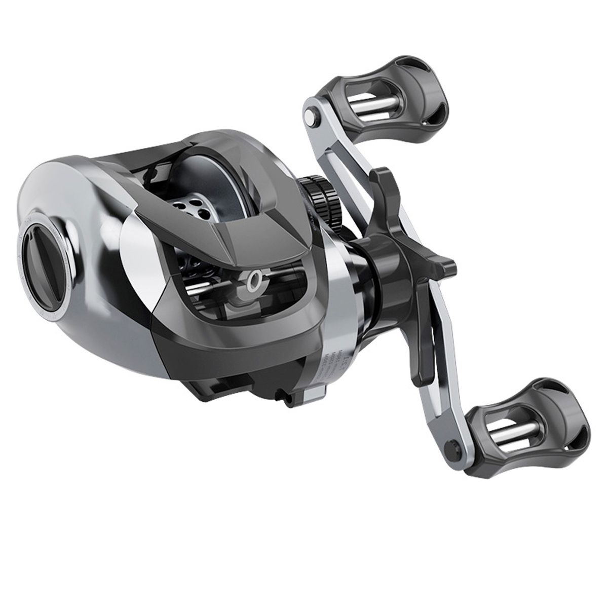 Baitcasting Fishing Reel - Metal Bearings Bait Caster Reel - Left ...