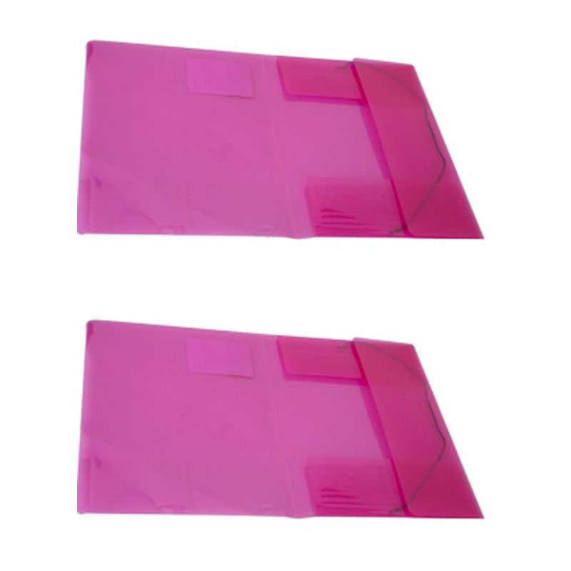 Deli - Pink A4, 3 Flap Elastic Folder - 2 Pack | Shop Today. Get it ...
