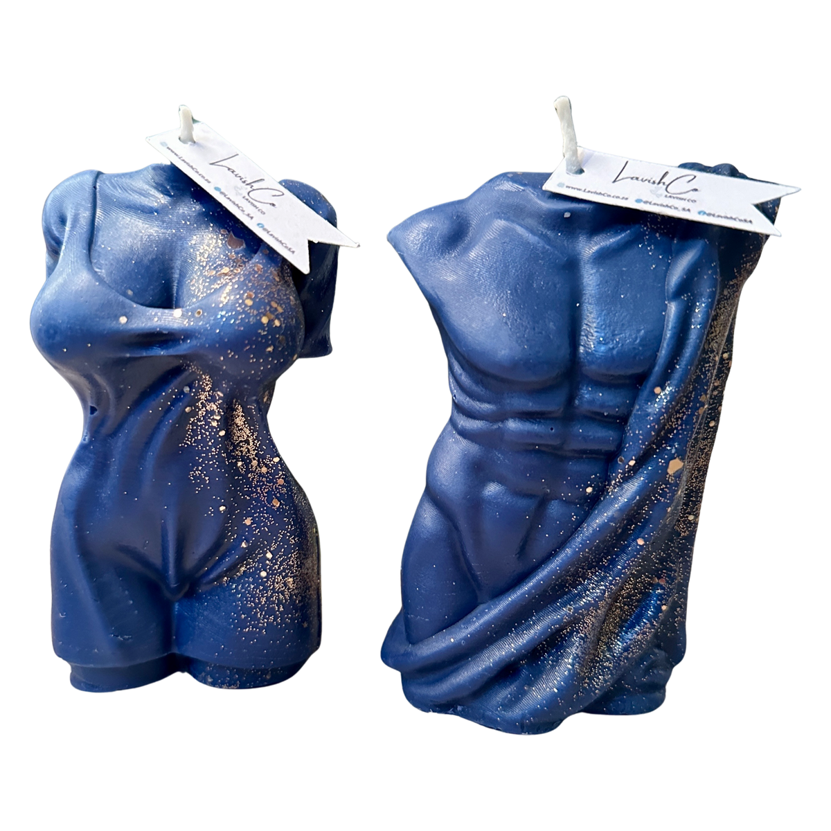 Candle Set - Male & Female Body Figures - Cashmere Musk Scented | Shop ...