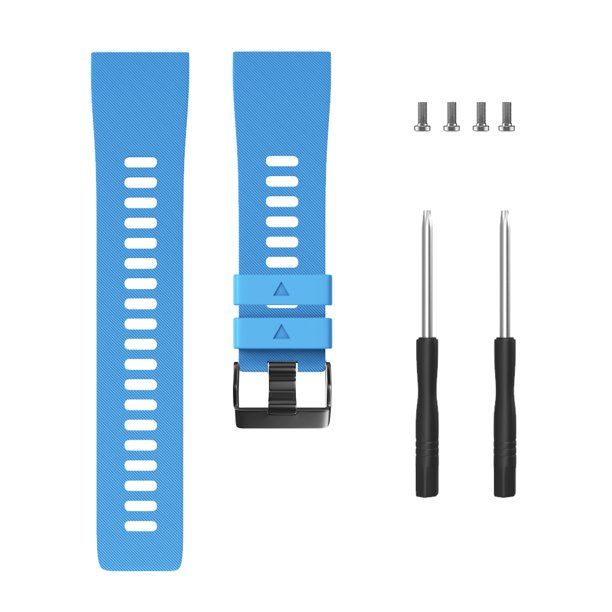 Silicone Replacement Band For Garmin Forerunner 35 - Light Blue | Shop ...