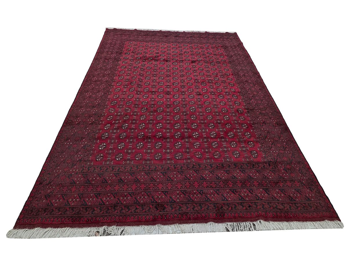 Afghan Bukhara Design Carpet - Red - 389 x 296cm | Shop Today. Get it ...