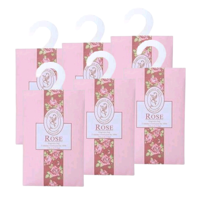 6 Rose Fragrance Sachets, Scented Air Freshener Packets | Shop Today ...