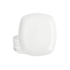 White Ceramic Square Side Plates-8 Pieces | Shop Today. Get it Tomorrow ...