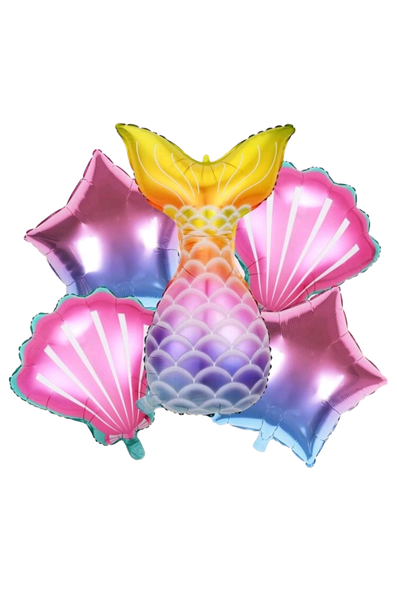 Mermaid Foil Balloon Set - Set of 5 | Shop Today. Get it Tomorrow ...
