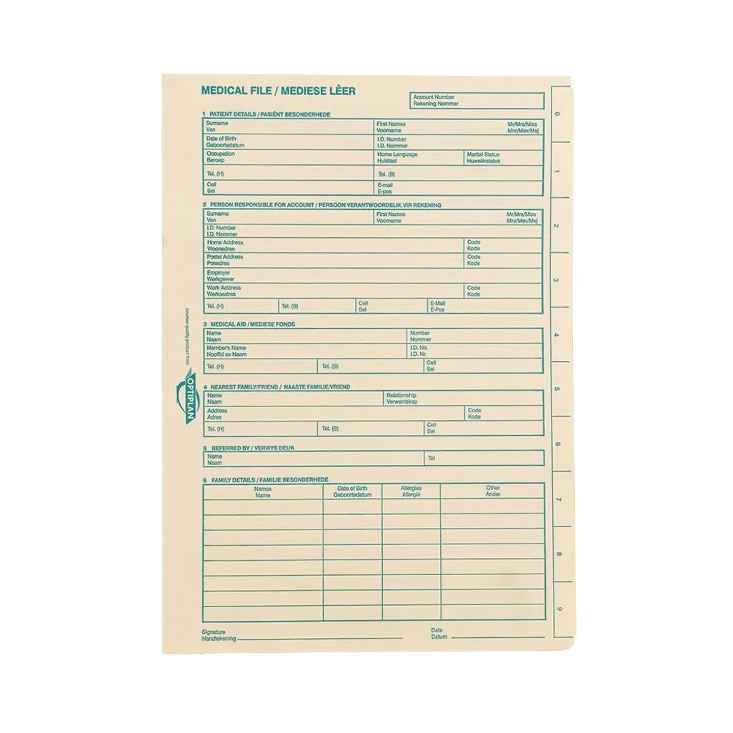 OPTIPLAN Medical Files | Shop Today. Get it Tomorrow! | takealot.com