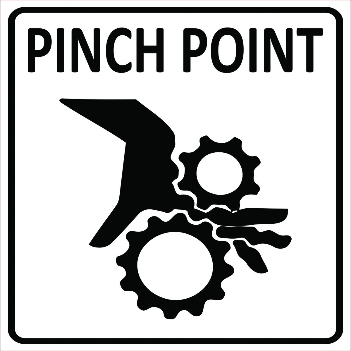 Pinch Point Sign 29x29cm | Shop Today. Get it Tomorrow! | takealot.com