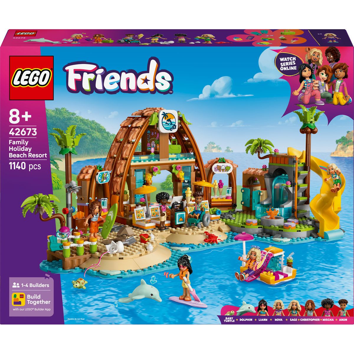 LEGO® Friends Family Holiday Beach Resort Building Set 42673 | Shop ...