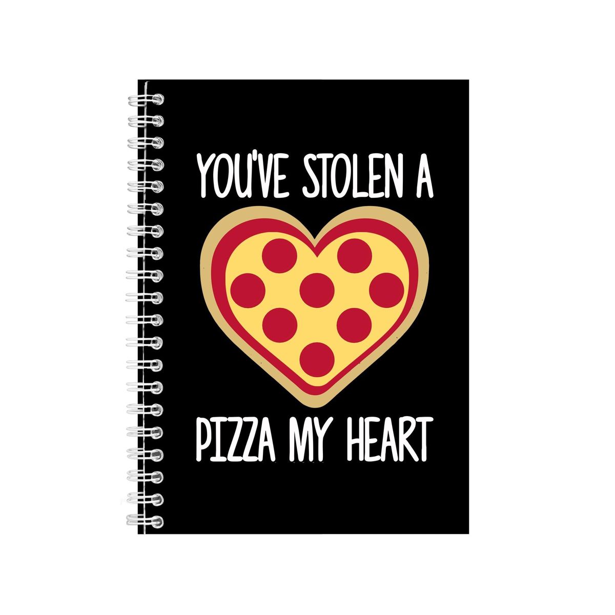 Pizza Heart 2 Notebook Gift Idea Writing Book Notepad Pad 65 | Shop ...