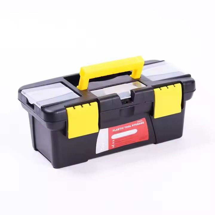Portable Plastic Hand Tool Box with Removable Tray & Lid Storage | Shop ...