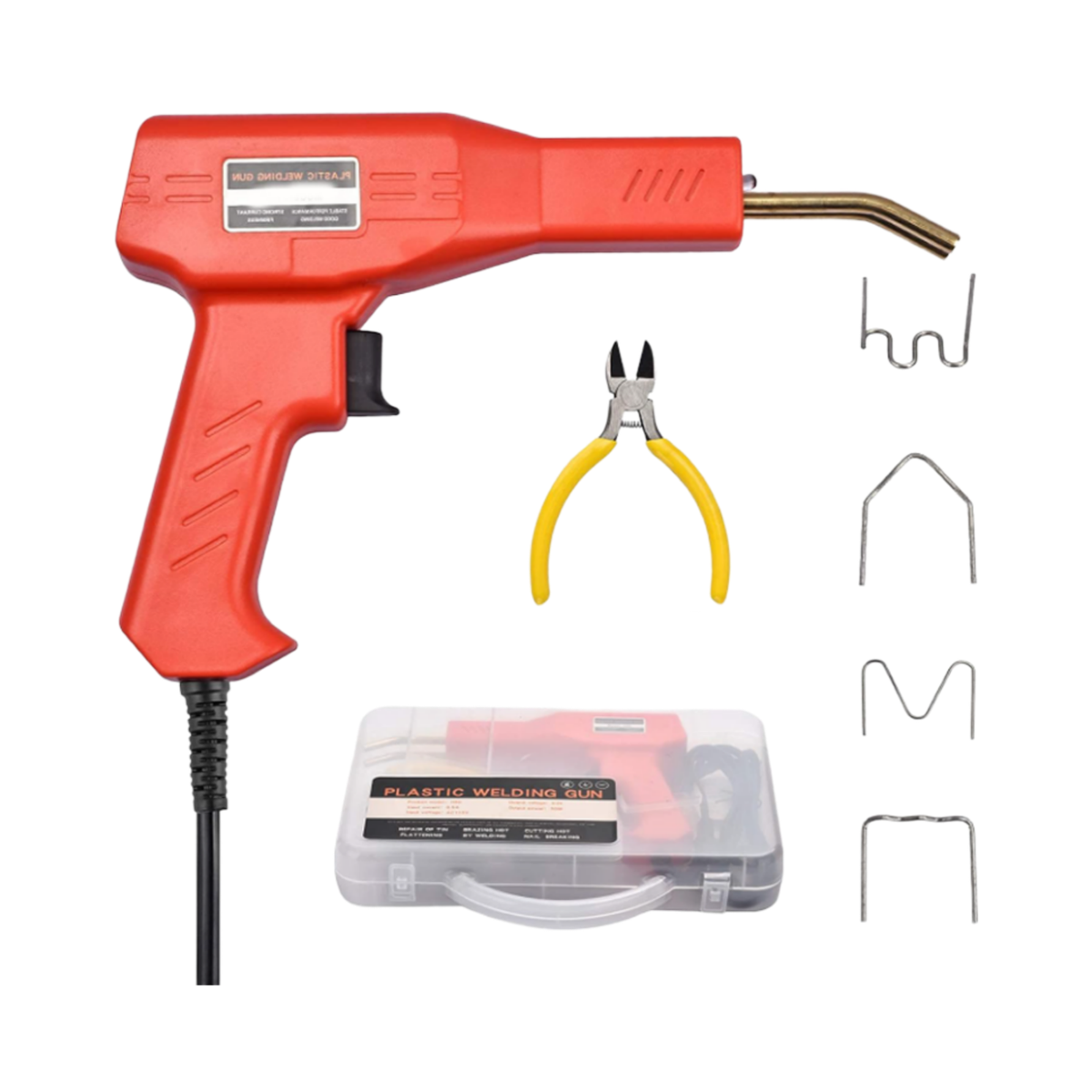 50W Hot Stapler Plastic Car Bumper Welding Machine Repair Gun Kit ...