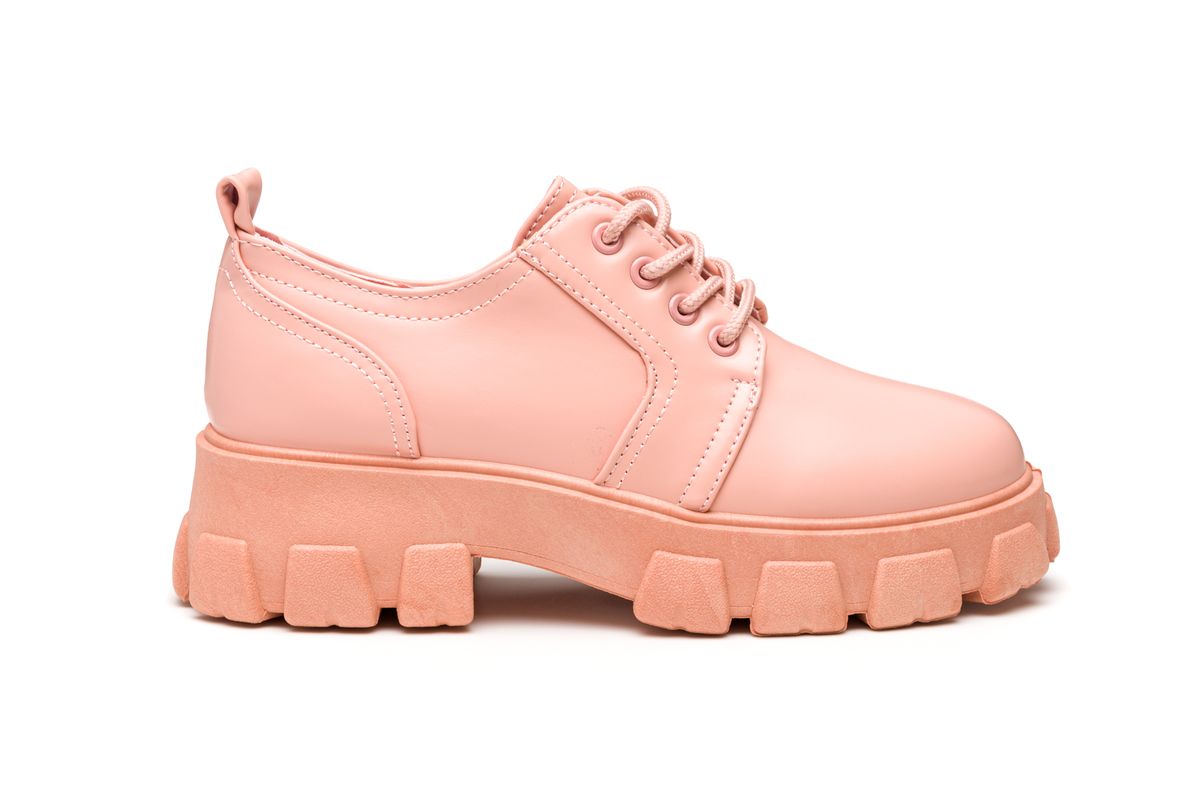 TTP Ladies Fashion High Gloss Platform Lace-up Sneakers XB1605 | Shop ...